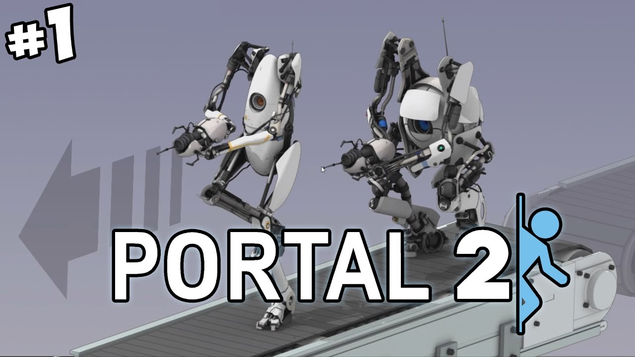 Making Portals & Doing Science - Portal 2 Co-Op Gameplay - Part 1 - YouTube