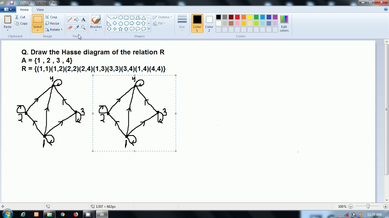 Discrete Structure | Hasse Diagram Example 1 | Hindi - YouTube