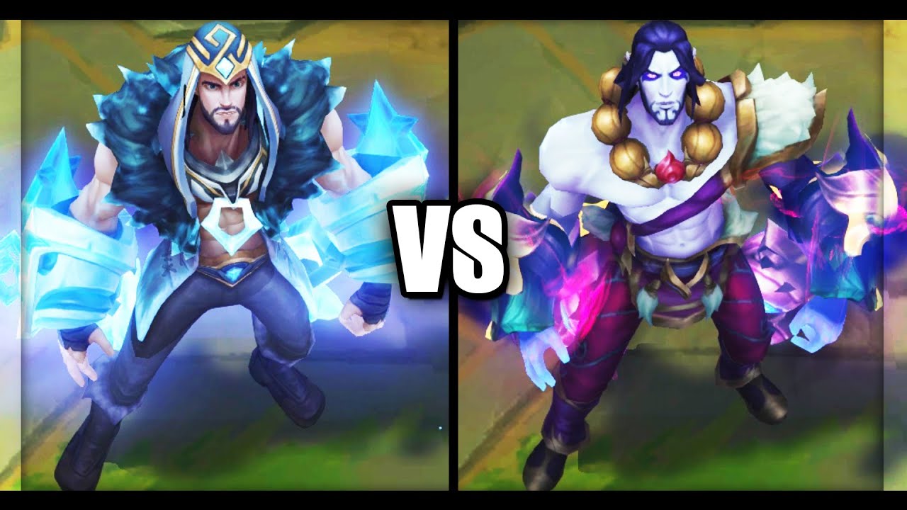 Freljord Sylas vs Lunar Wraith Sylas Epic Skins Comparison (League of ...