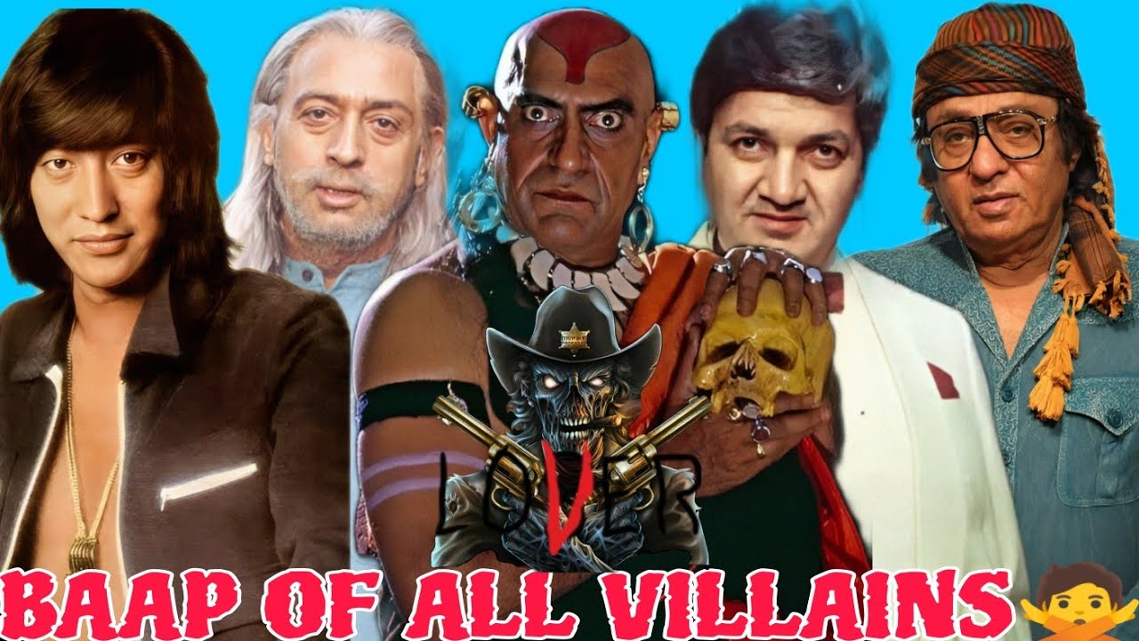 Bollywood Top 10 Villains | Amrish Puri | Prem Chopra | Gulshan Grover ...