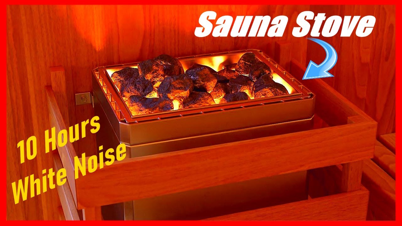 Sauna Wood Burning Stove Sound, White Noise, 10 Hours ASMR, Sleep ...