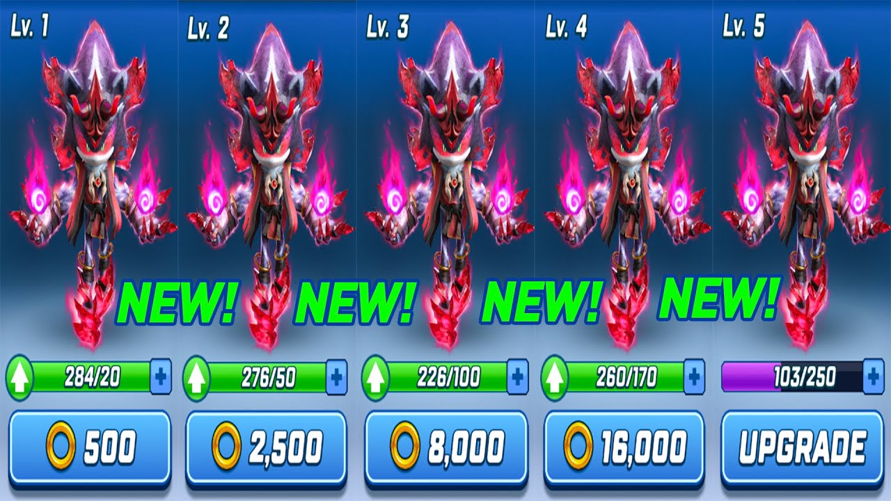 Sonic Forces Speed Battle - Oni Mephiles New Character Unlocked Level 5 ...