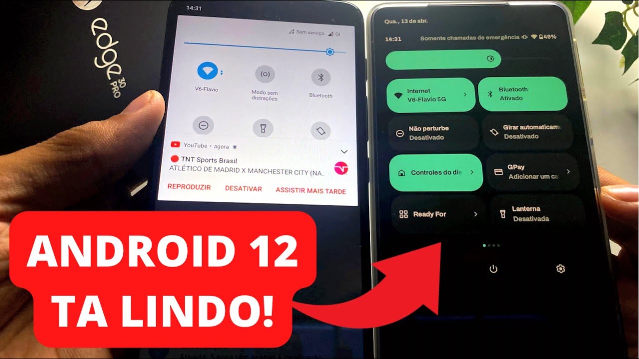 Android 12 em 4 MINUTOS - NOVO VISUAL e MUDANÇAS! - YouTube