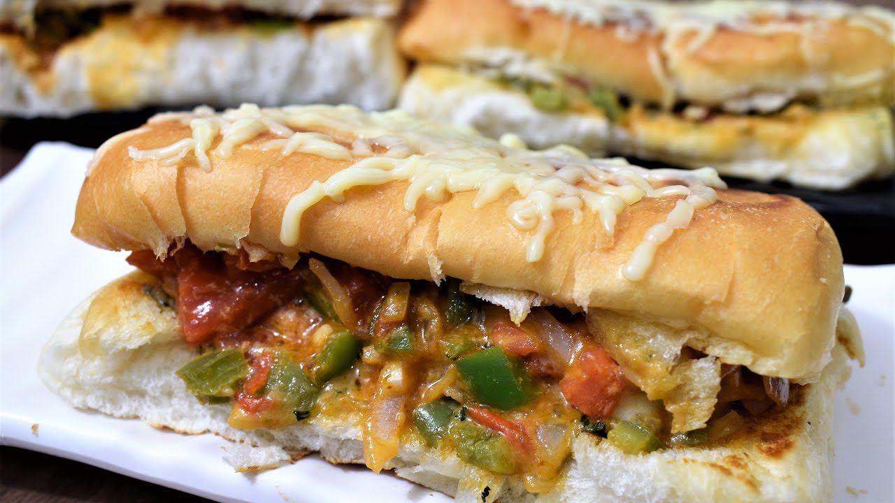 Masala Pav Recipe | Cheese Pav Pizza | Chilli Cheese Pav pizza | Masala ...