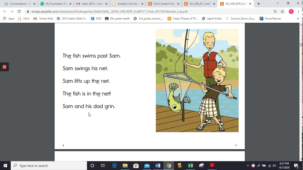 Skills 8--Sam and the Fish - YouTube