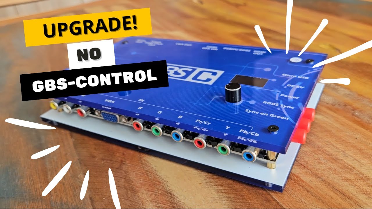 Como Adicionar S-Video e RCA ao GBS-Control!!! - YouTube