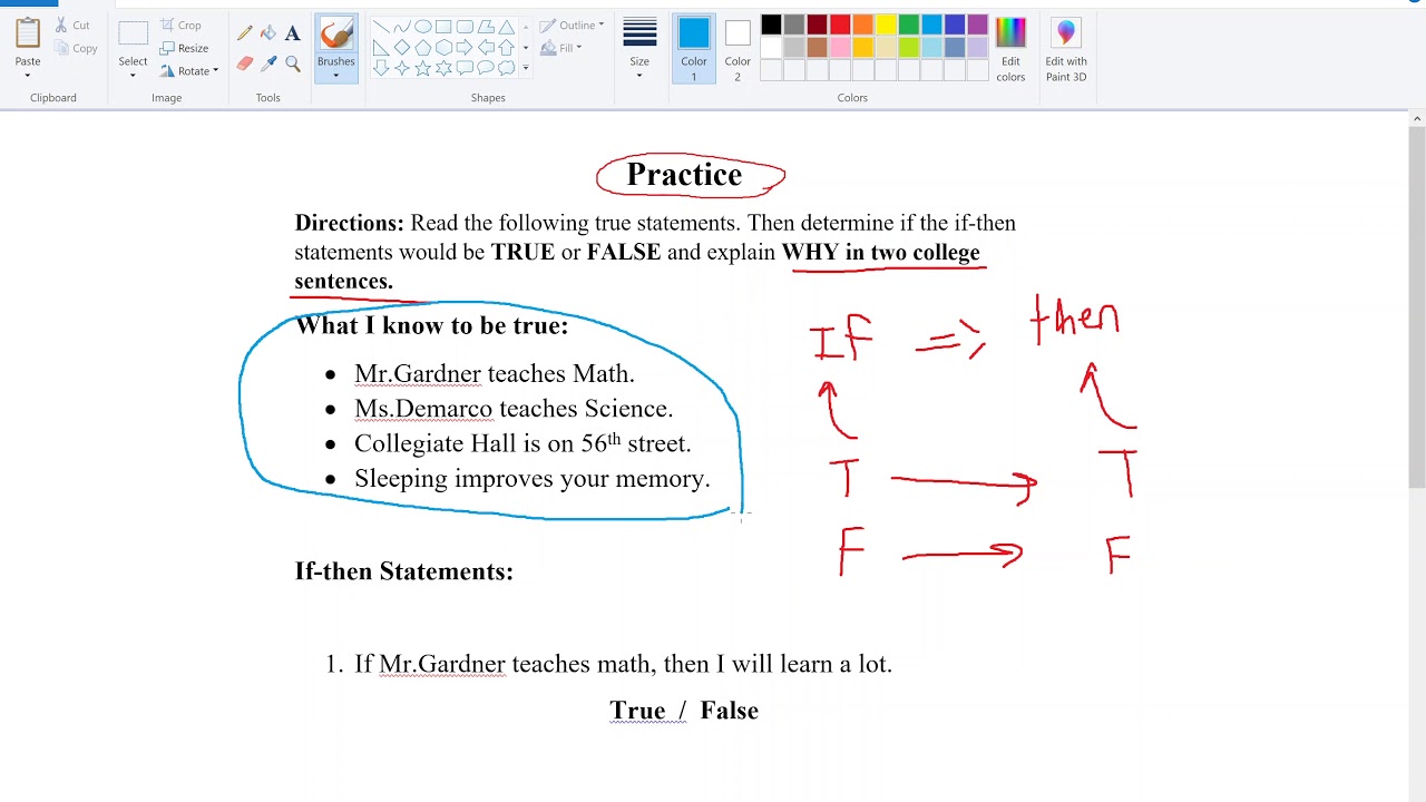 Computer Science Logic Statement Practice - YouTube