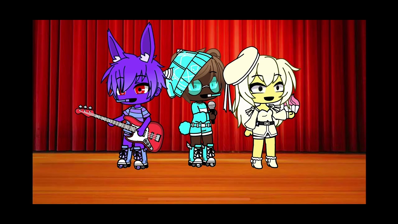 My oc and my oc friends work at fanf 1 - YouTube