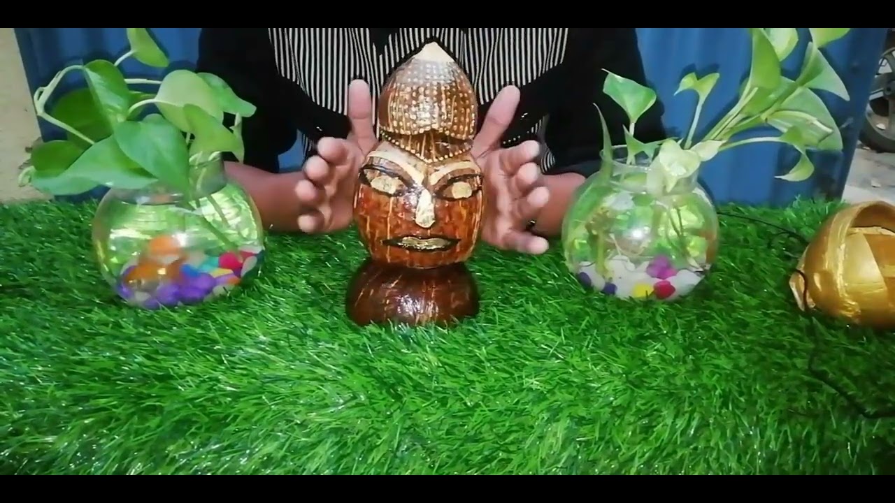 Mind Blowing crafts(Coconut shells) 🥥🥥🥥🥥🥥🥥 - YouTube
