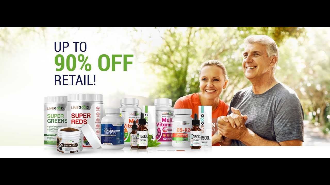All natural High Quality supplements from Live Good - YouTube