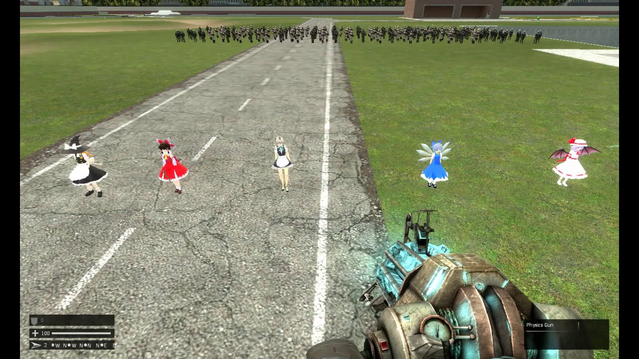 Messing around in Gmod 7: NPC BATTLE! - YouTube