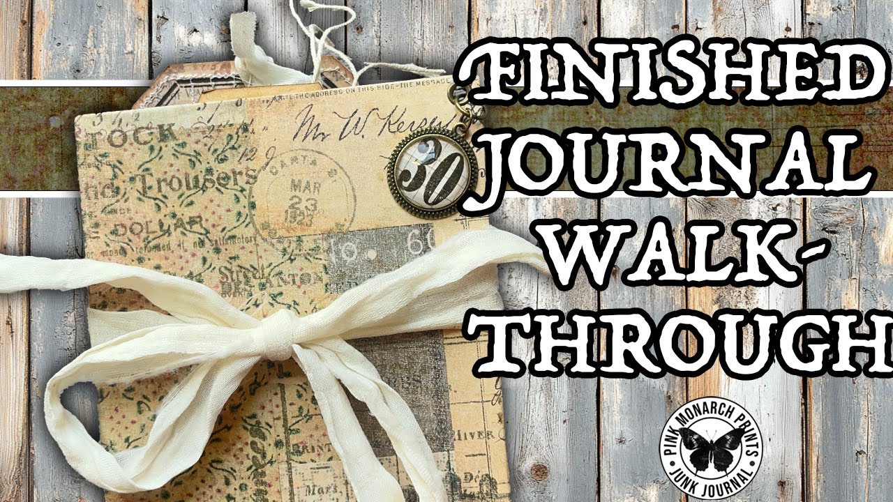 A Finished Journal Video - Get Inspo and see how I finished off this ...