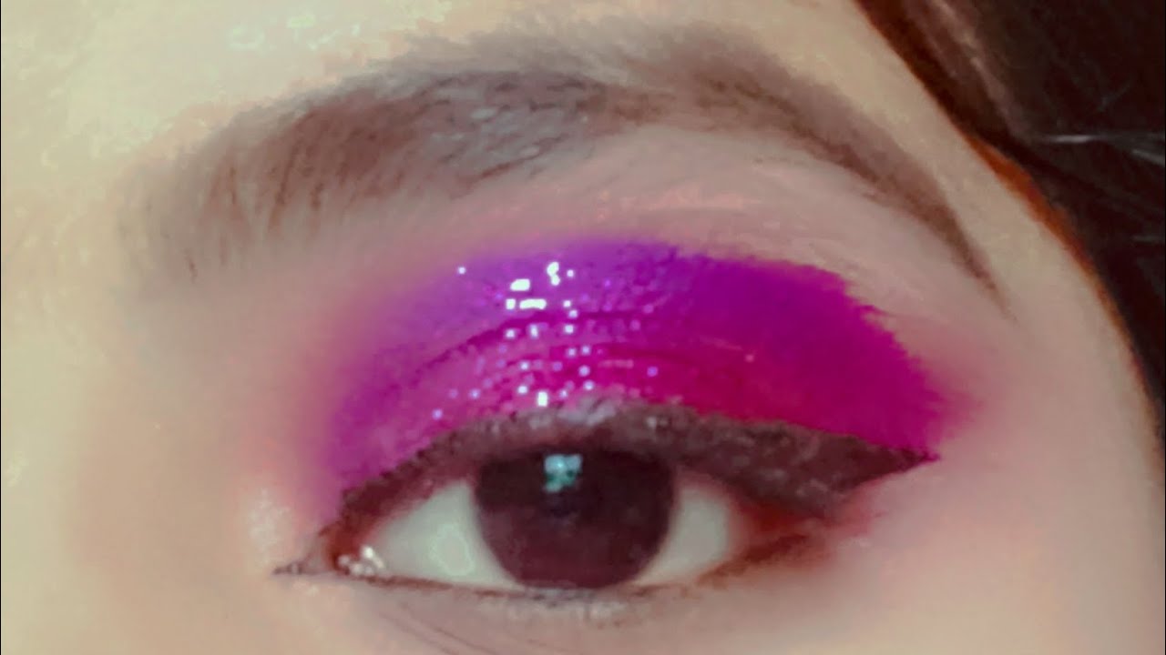 Pinkish red eye makeup tutorial|পিংকিস রেড আই মেকআপ টিউটোরিয়াল ...