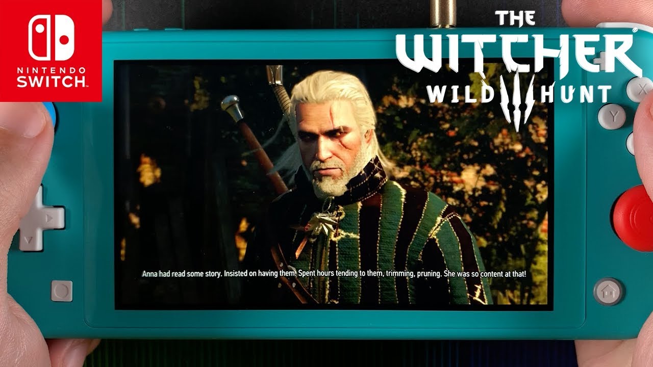 Witcher 3 on the Nintendo Switch Lite - part 10 - YouTube