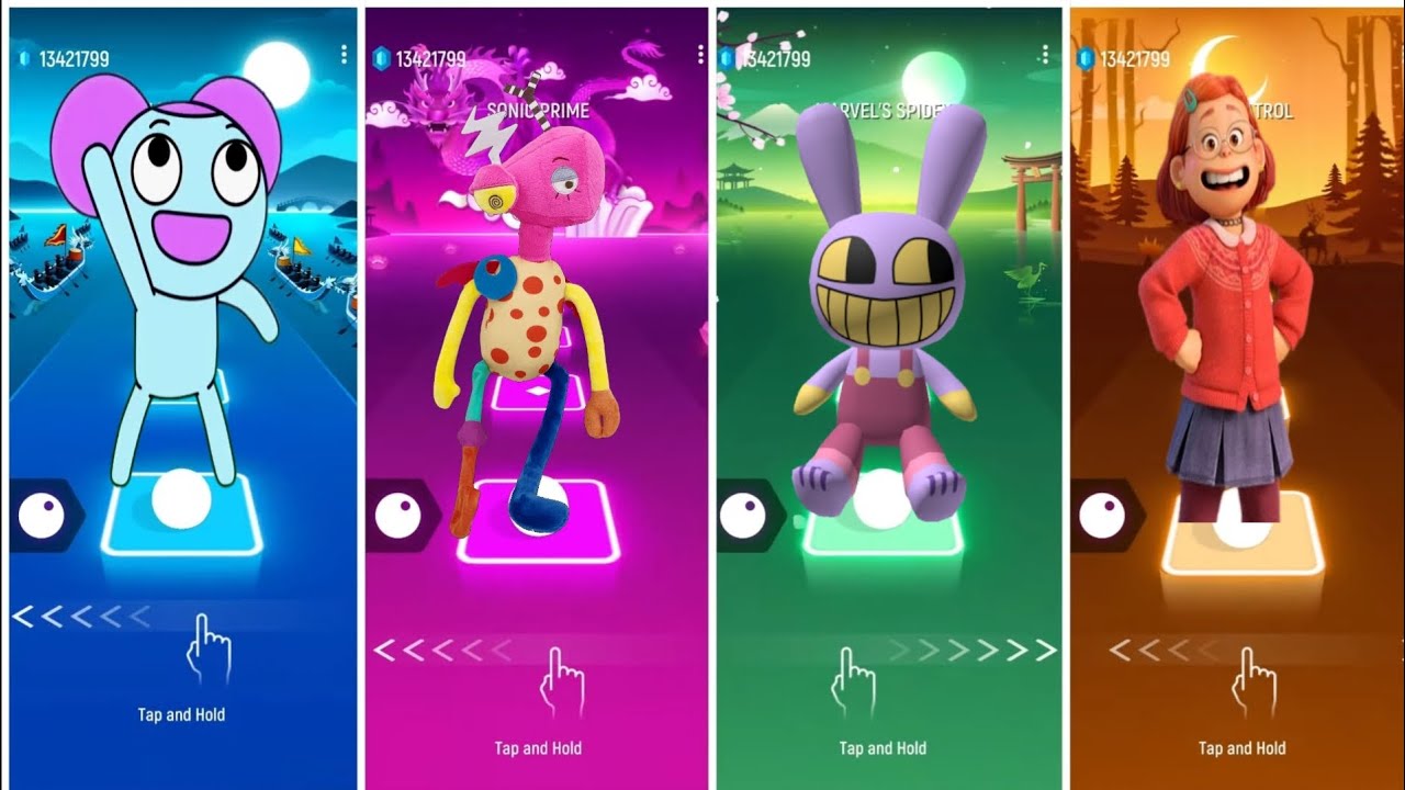 Pibby🆚Zooble🆚Jax The Amazing Digital Circus🆚Turning Red💥Who is best ...