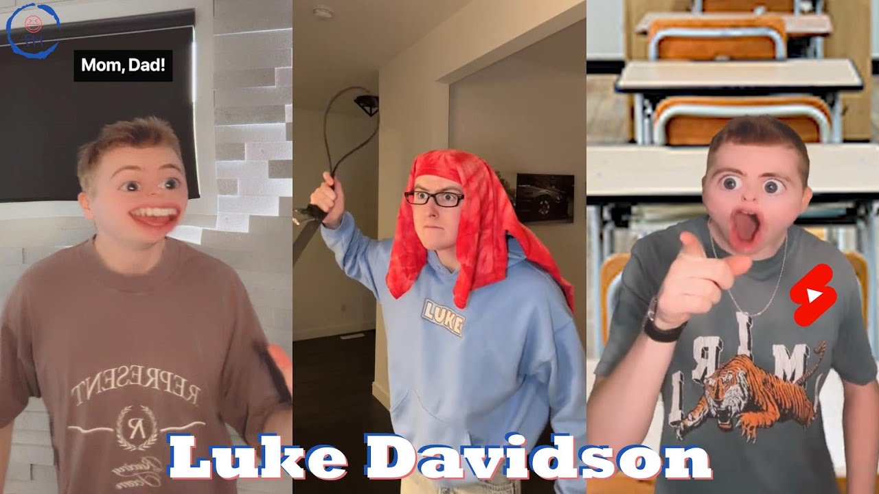 *1 HOUR* Funny Luke Davidson TikTok 2025 | Best Luke Davidson Shorts ...