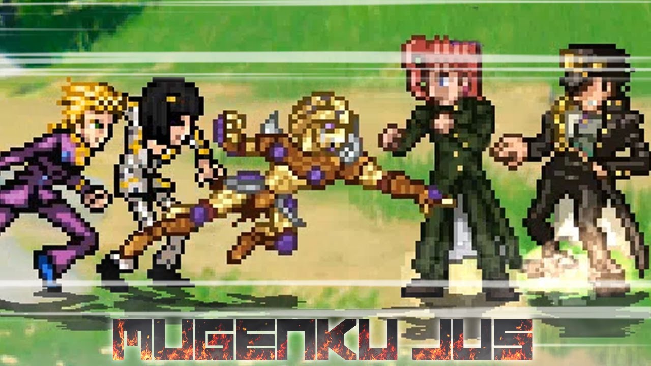 Giorno & Bruno Bucciarati vs Jotaro & Kakyoin v1.2 [Jojo's Bizarre ...