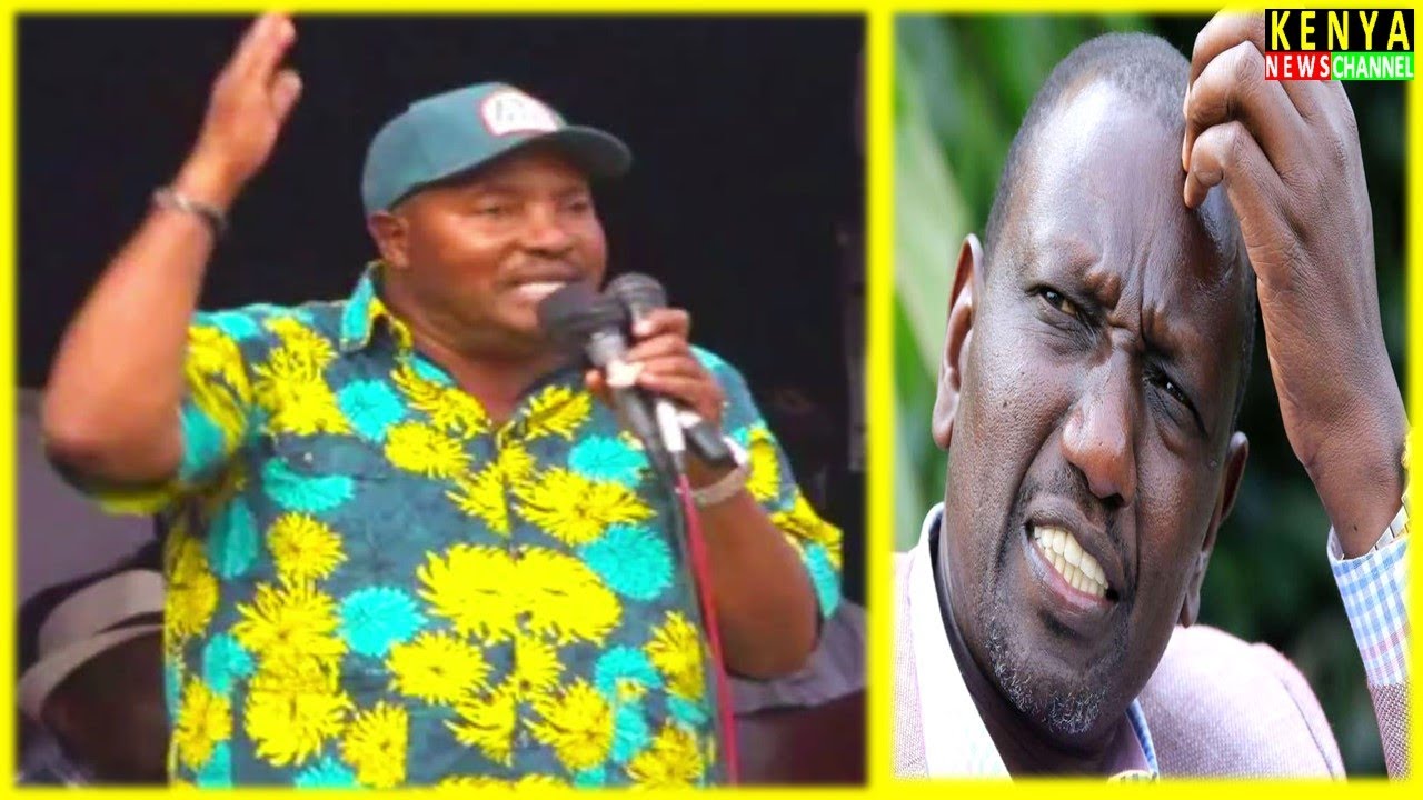 Ruto SHOCKED as Angry Waititu LECTURES him badly in Kakamega with ...