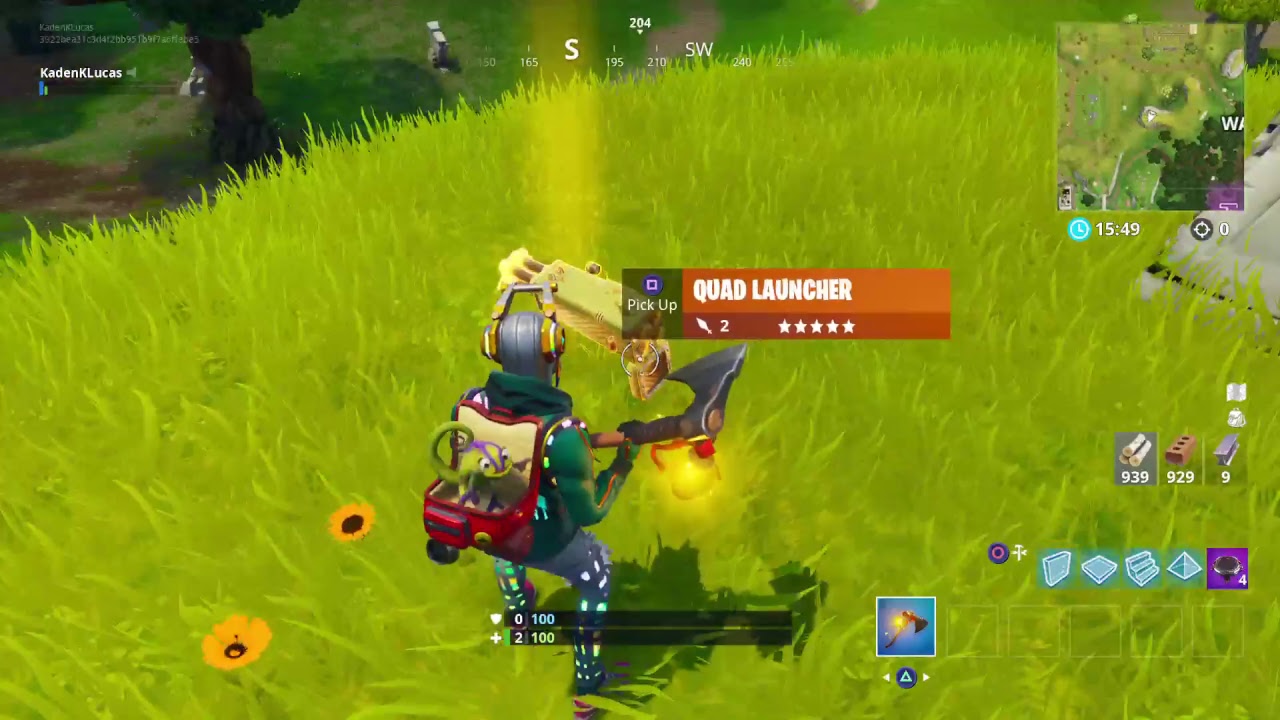 Quad launcher found fortnite - YouTube