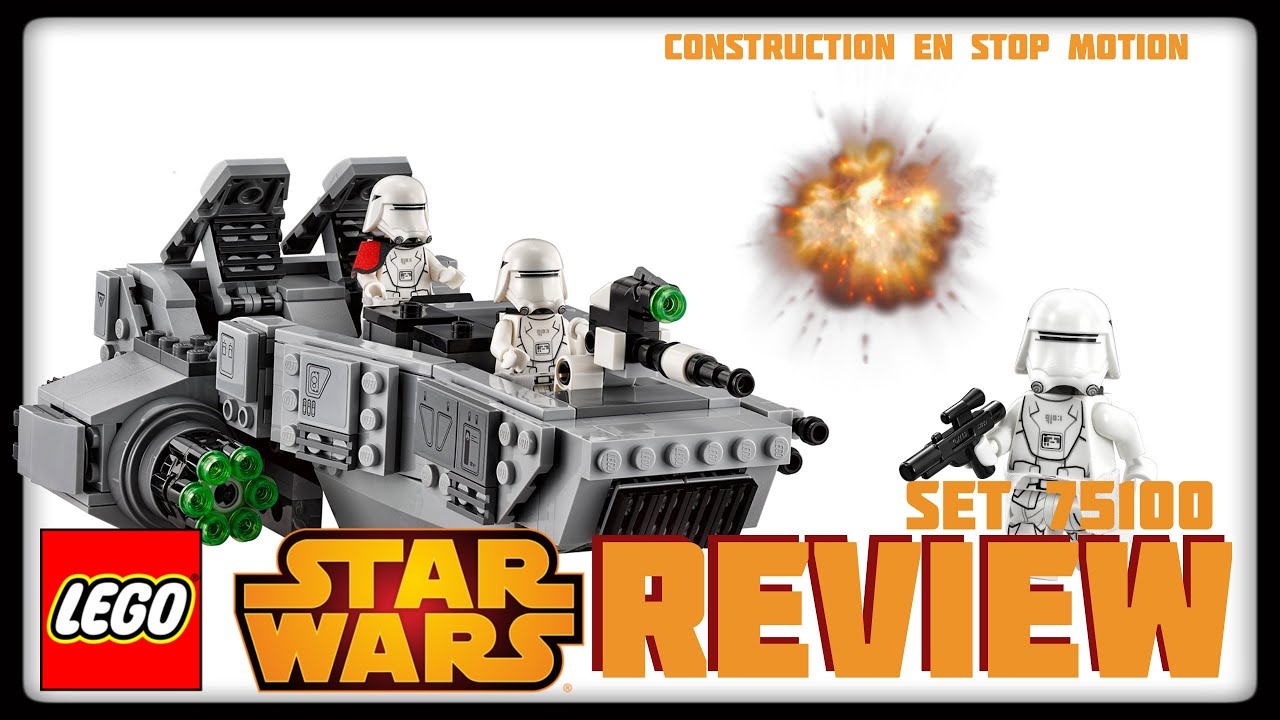 LEGO STAR WARS: FIRST ORDER SNOWSPEEDER ! SET 75100[Français] - YouTube