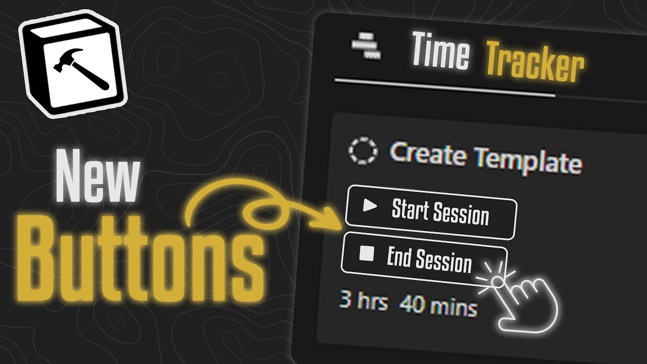 How To Build Your Own Time Tracker Using Notion´s New Buttons Property Youtube 6266