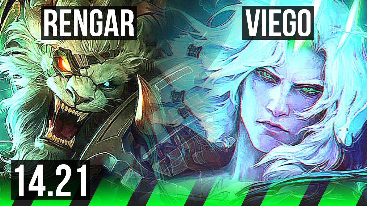 RENGAR vs VIEGO (JGL) | 12/3/8, Dominating, Rank 11 Rengar | EUNE ...
