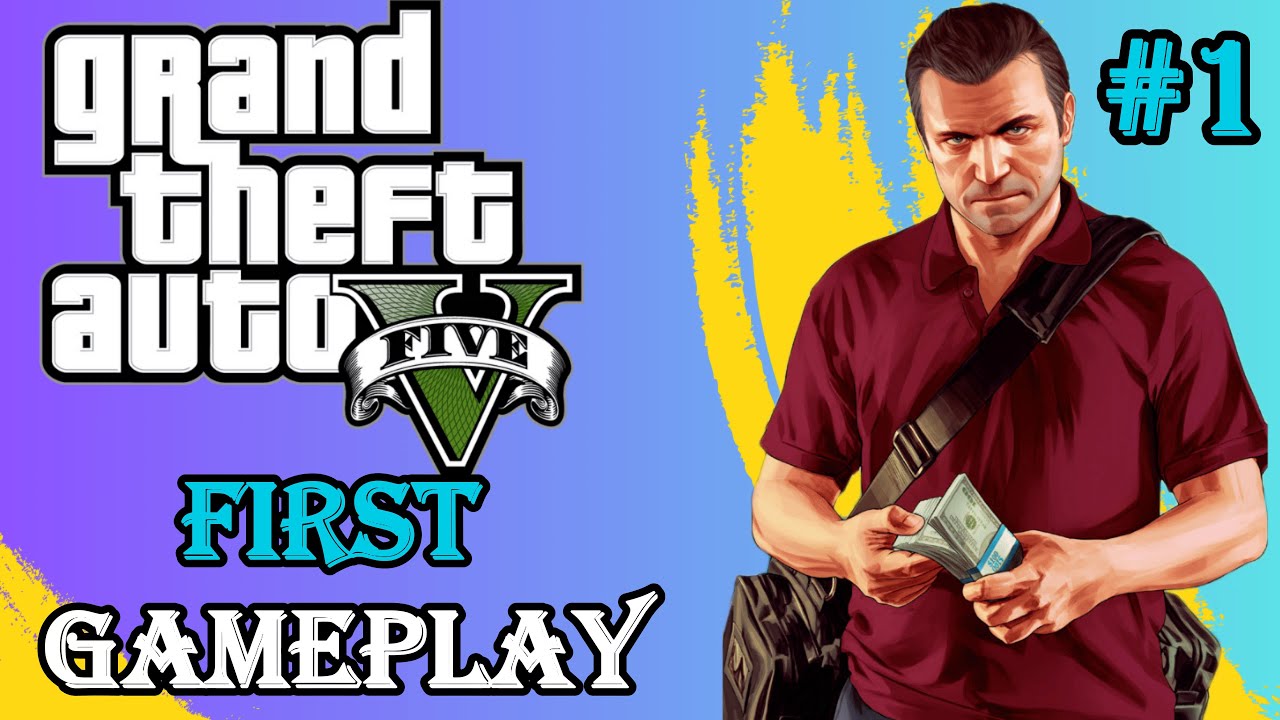 MY FIRST GTA V GAMEPLAY| GAMEPLAY IN FULL HD| #1 #gta5 #gaming - YouTube