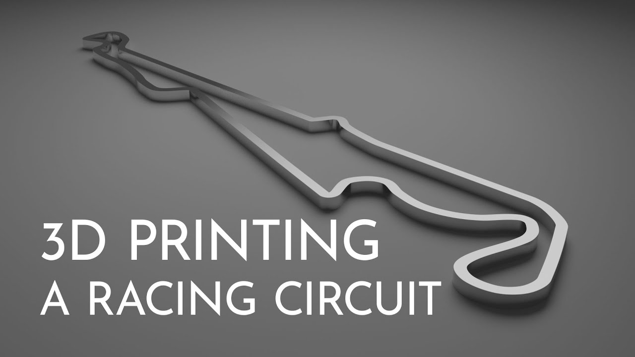 3D Printing a Racing Circuit - YouTube
