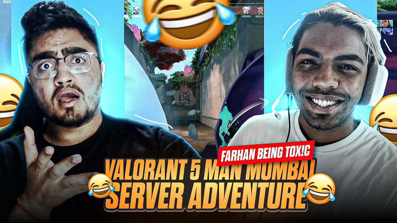 Valorant | 5 Man Mumbai Server | Funny Stream Highlights - YouTube