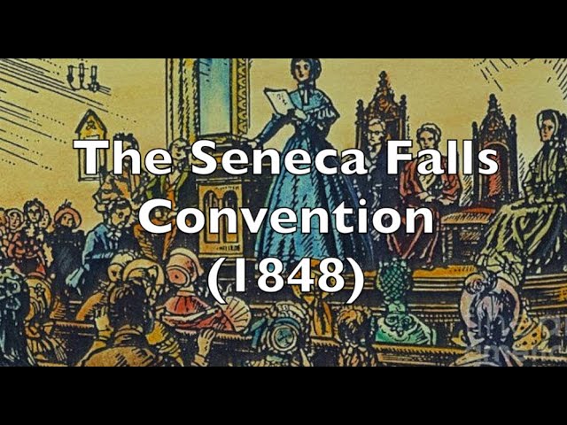 Convención De Seneca Falls Woman's Rights Convention At Seneca Falls