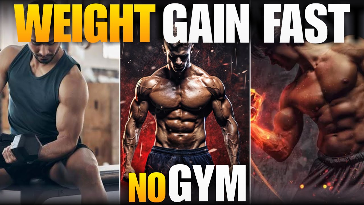 Build Body at Home Fast (Easy Tips) | Full Home Workout To Gain Weight ...