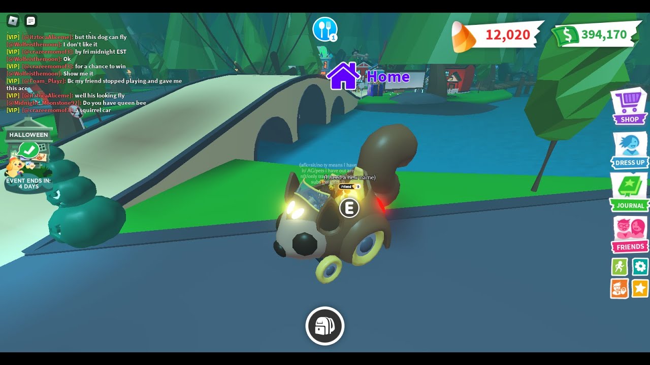 how to win a squirrel car-roblox-adopt me - YouTube