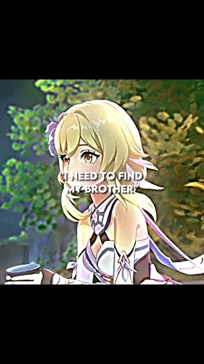 Genshinimpact Genshin Lumine Aether Traveler Sister Brother Capcut Edit Capcutedit