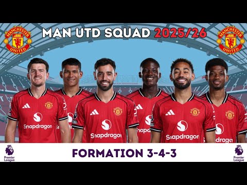 Manchester United 2025/26 Squad & Lineup | Full Players List, Positions ...