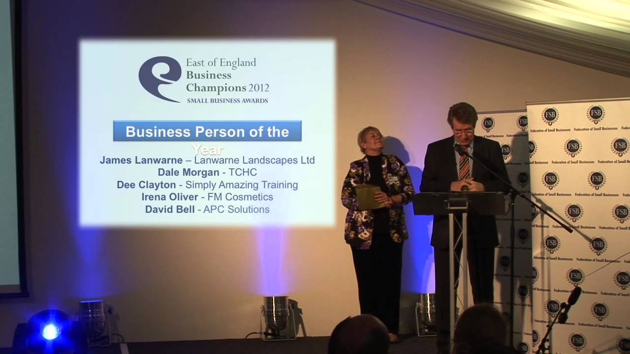 Dee Clayton - Business Person of the Year 2012 Presentation Skills ...