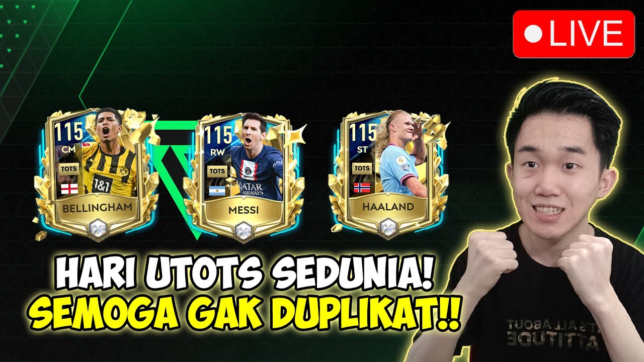 DAPET UTOTS 115 GRATIS! SEMOGA DAPET MESSI ATAU BELLING! - FIFA Mobile ...