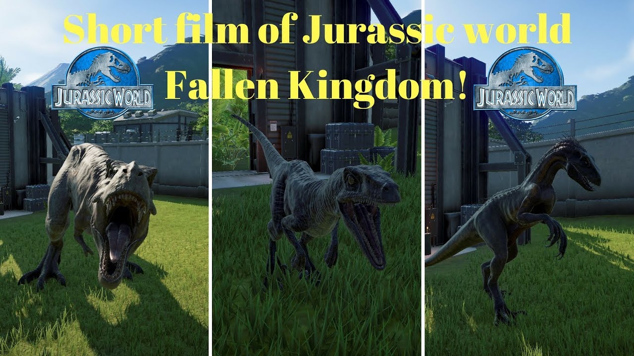 Jurassic world evolution - Fallen kingdom Short movie! - YouTube