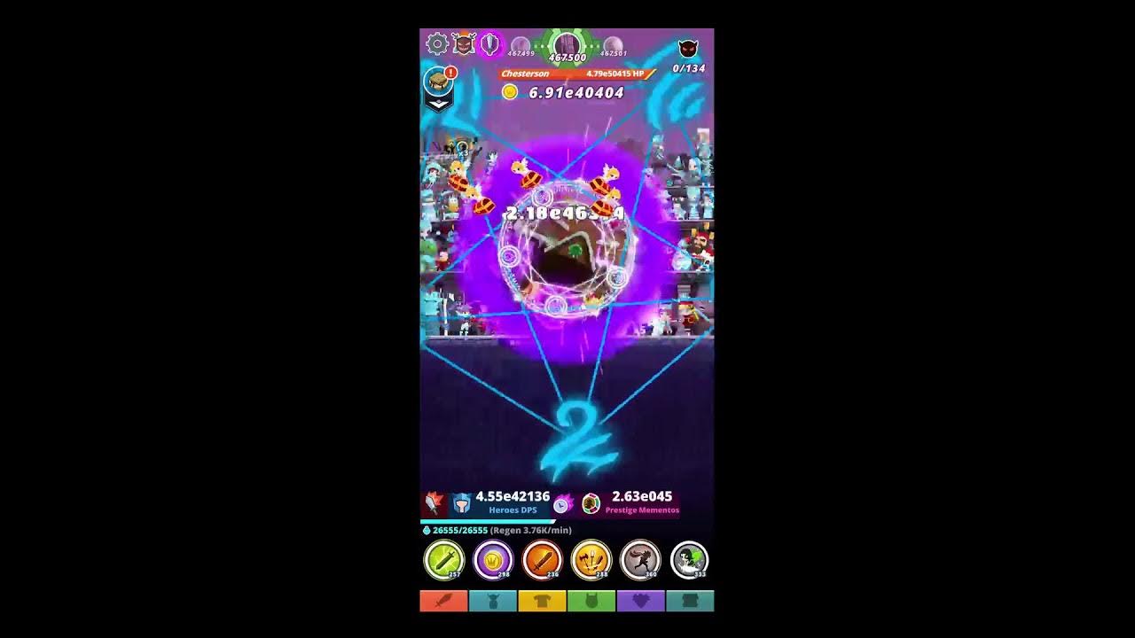 Tap Titans 2 v7.5.0 - New Update Gameplay Walkthrough Gaming Livestream from Mobile iPhone 15 ...