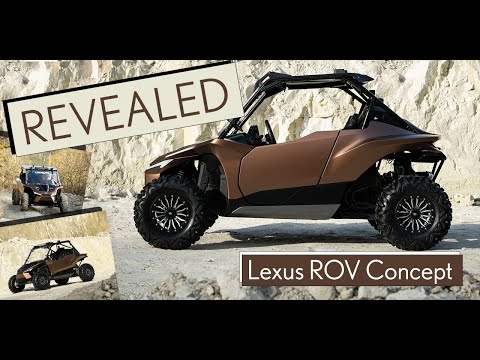 The Lexus ROV Concept Is a Luxury UTV that Runs on Hydrogen Power
