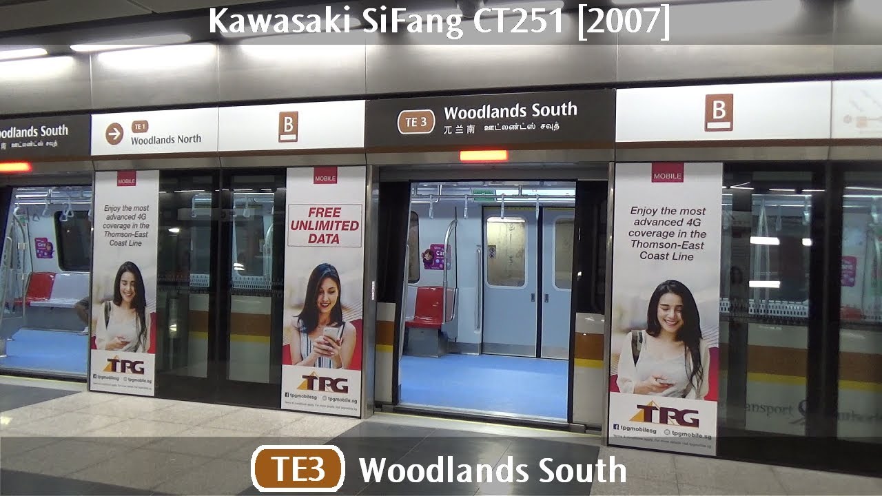 SMRT CT251 [2007] at Woodlands South - YouTube