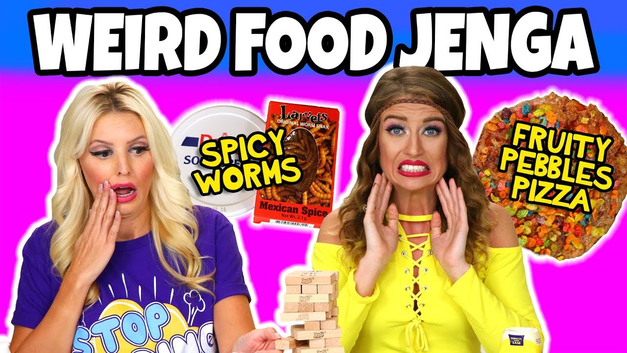 Food Jenga Challenge. Totally TV - YouTube