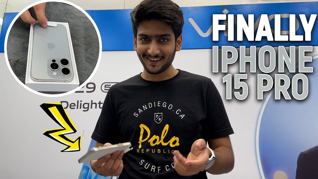 Finally Got iPhone 15 Pro Unboxing and First Impressions - YouTube
