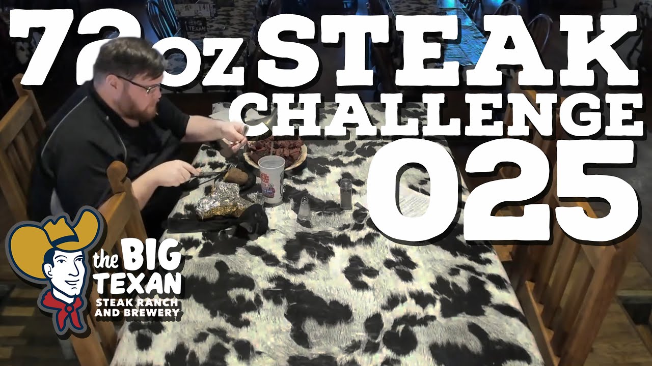 025 | 72oz Steak Challenge | Big Texan Live Stream - YouTube