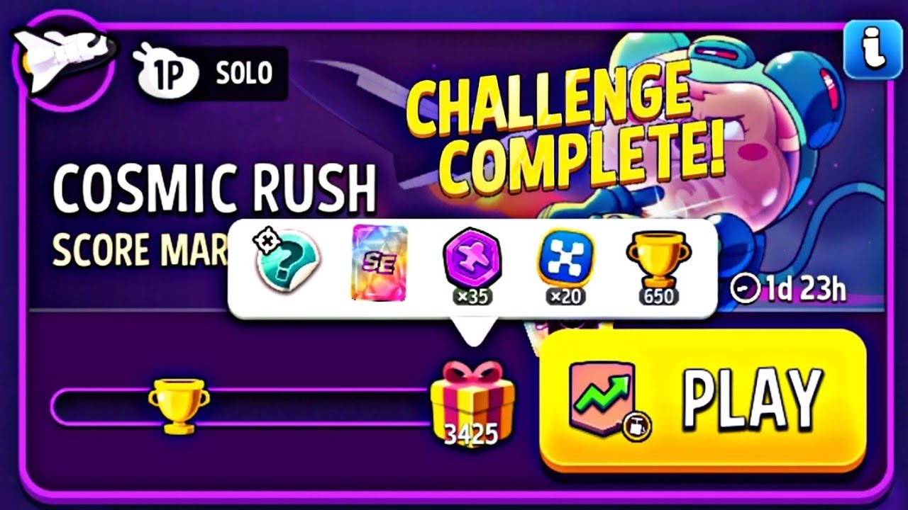 score market blow em up cosmic rush solo challenge match master ...