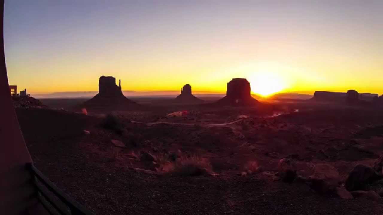 Monument Valley - Sunrise & Sunset Time Lapse - YouTube