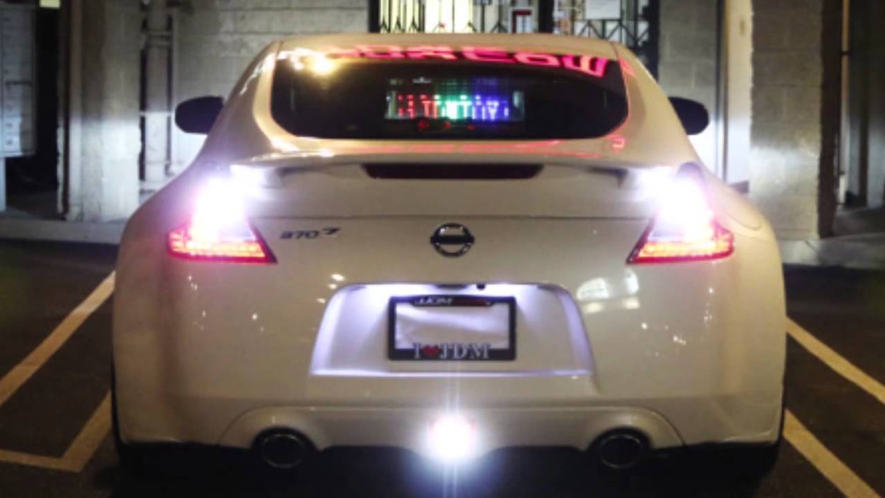 iJDMTOY Nissan 370Z LED 4th Brake Light Slideshow - YouTube