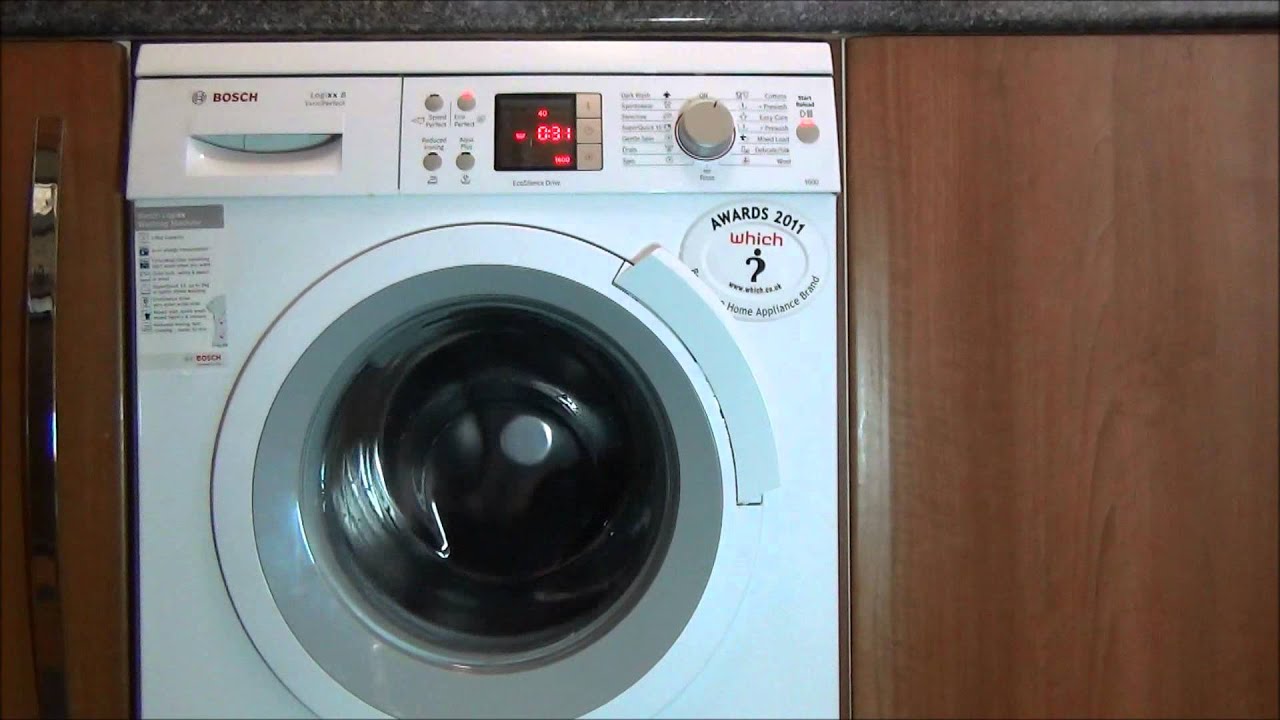 Bosch Logixx WAS32461 Washing Machine : Cotton 40 Eco Perfect Mini Load ...