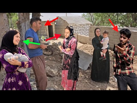 Great idea from Kobra and Mohammad for Masoumeh and Ali with the arrival of Shaida