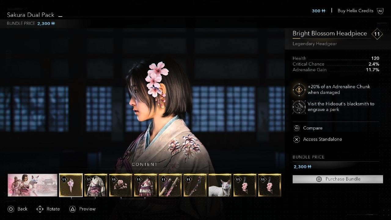 Assassin's Creed Shadows Helix Store | *NEW* Sakura Bundle Review ...