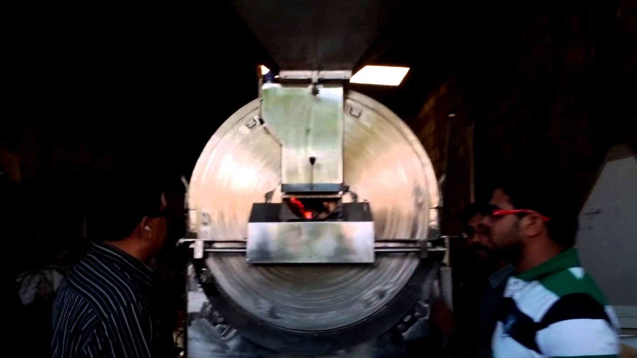 Radiant Infrared peanut Roaster - YouTube